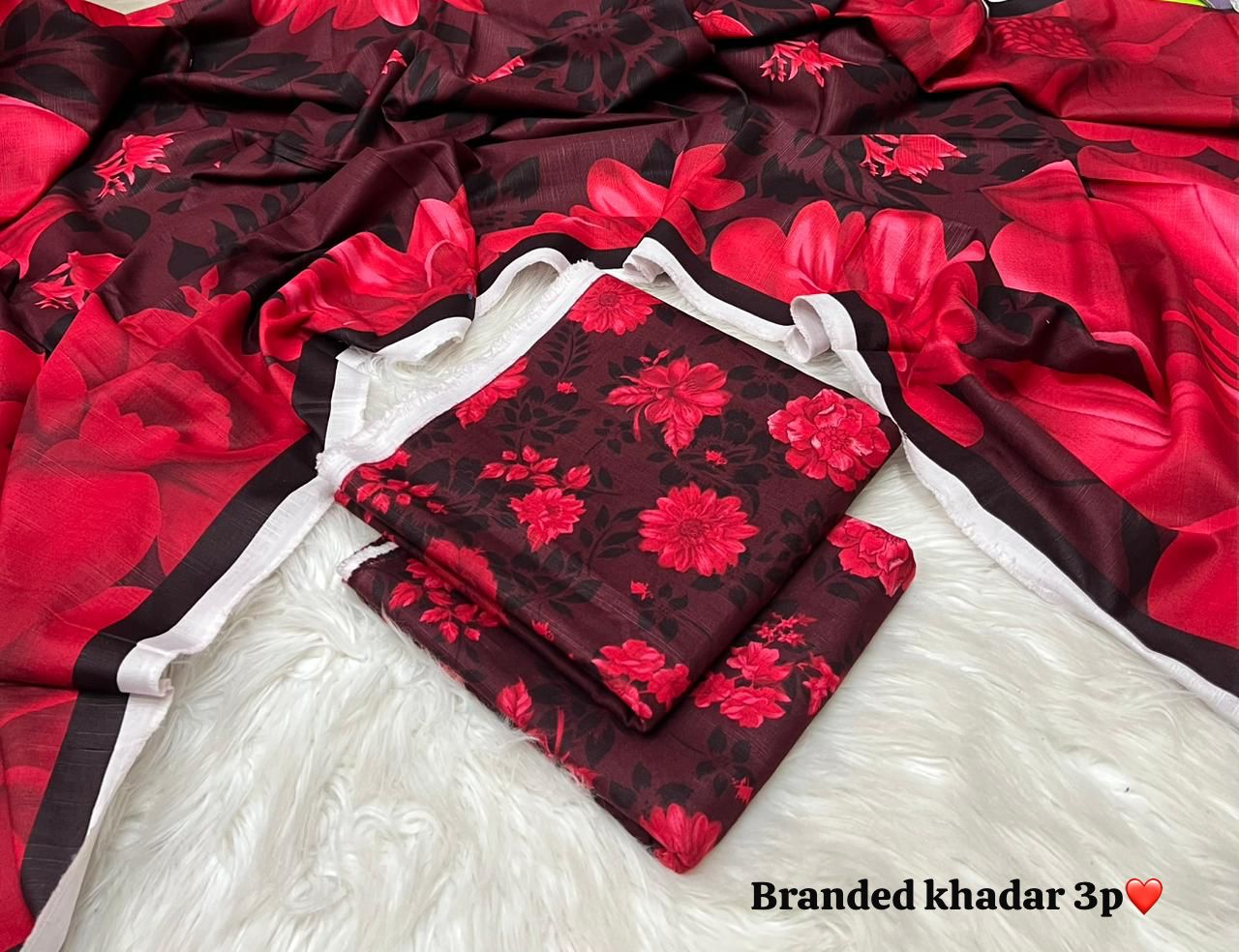 3 Piece khadar Baroque brand Ladies Suit - vol 11 – Best O Store